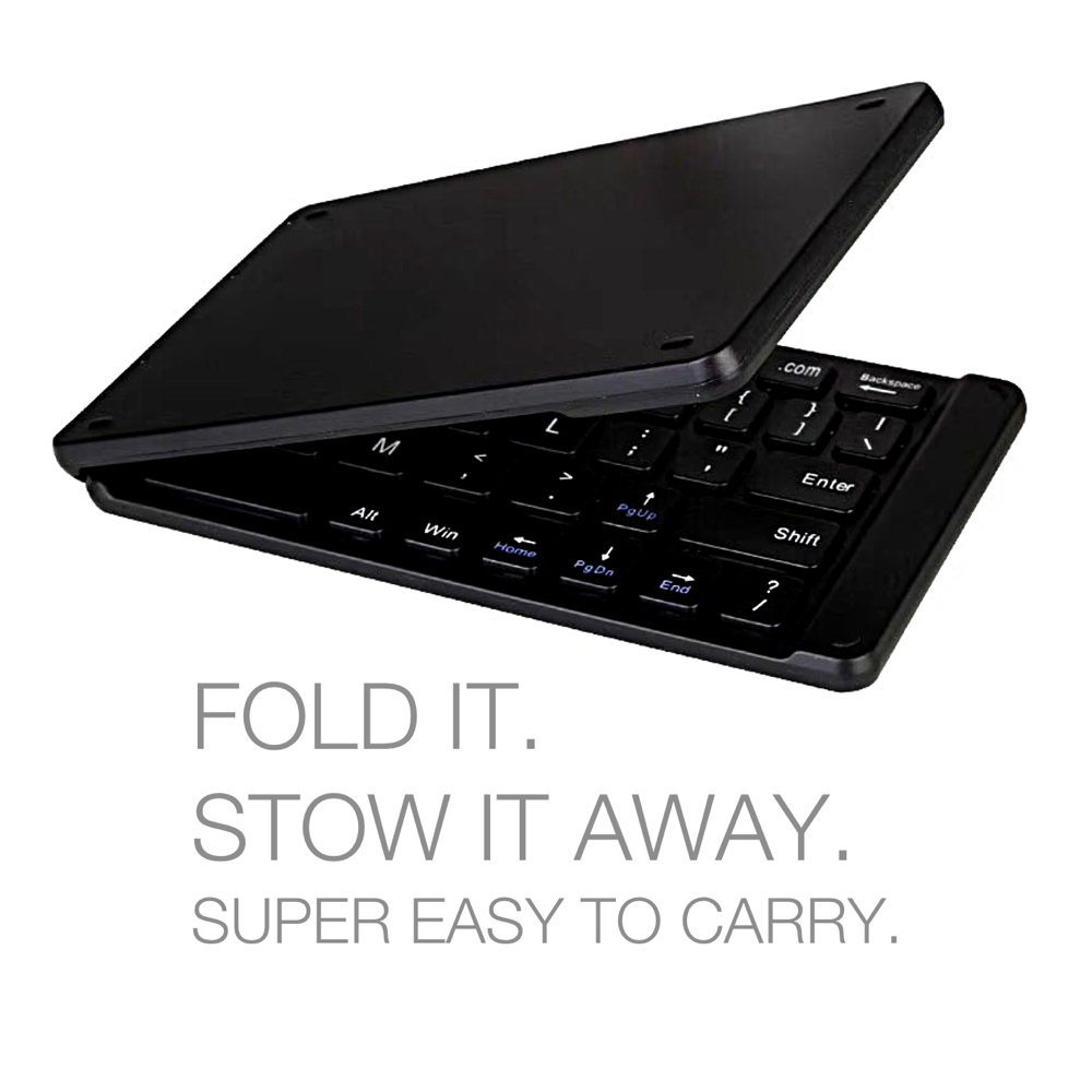 Foldable Keyboard For 2018 iPad Pro - Works With Windows, iOS, Mac ...